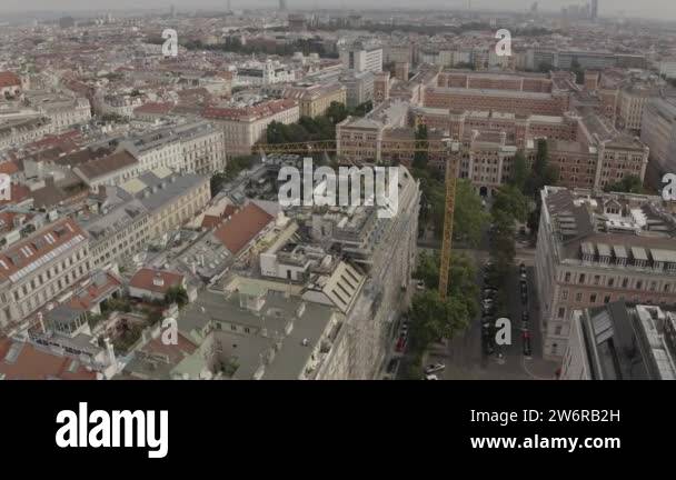 Vienna, Austria. Vienna aerial view in Austria is one of the most ...