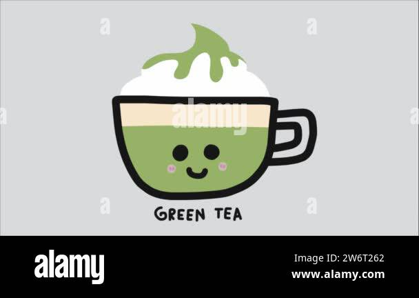 Matcha cartoon Stock Videos & Footage - HD and 4K Video Clips - Alamy