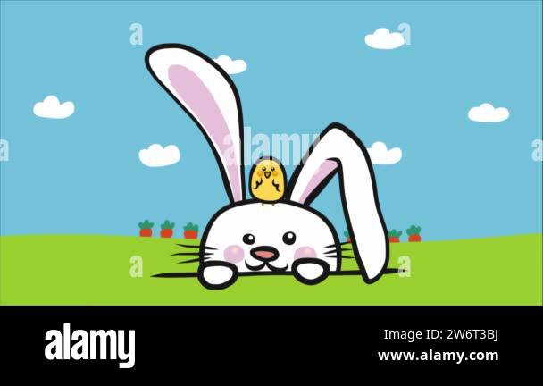 Banner rabbit bunny bird Stock Videos & Footage - HD and 4K Video Clips ...