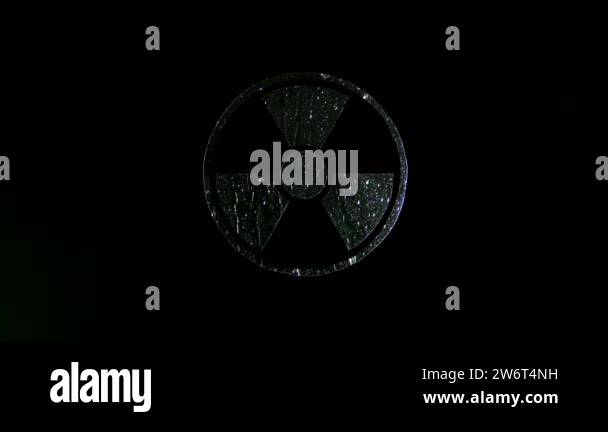 Radiation hazard sign for acid drops.Biohazard sign with aciddrops to ...