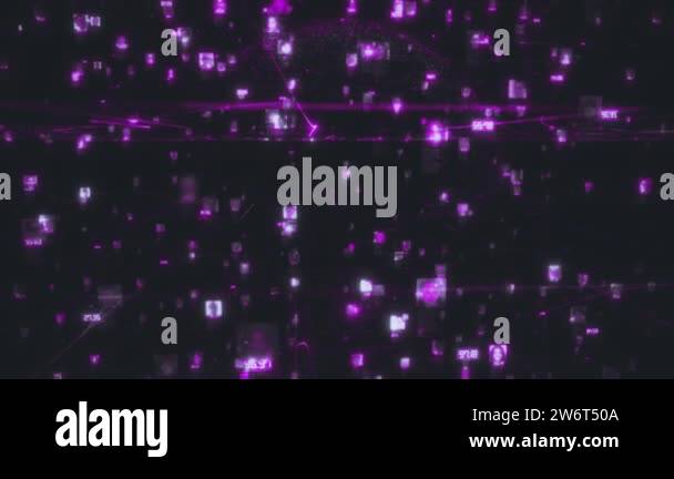 nonexistent people portraits in dark cyberspace in abstract social network concept as database ...