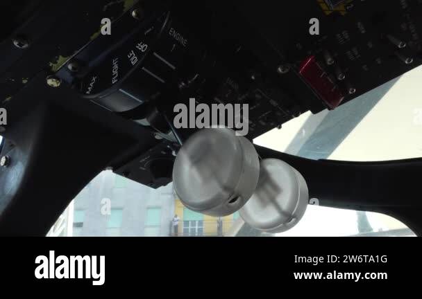 images of a helicopter in a depot Stock Video Footage - Alamy