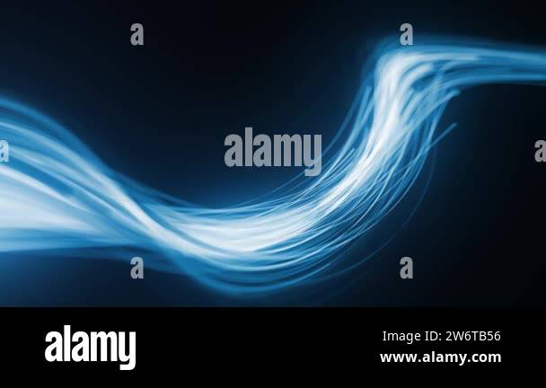 Abstract Swirling Light Strings Particles Background Loop/ 4k animation ...