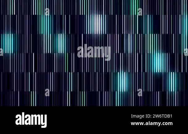 Shimmering vertical narrow segments, seamless loop. Motion. Blinking ...