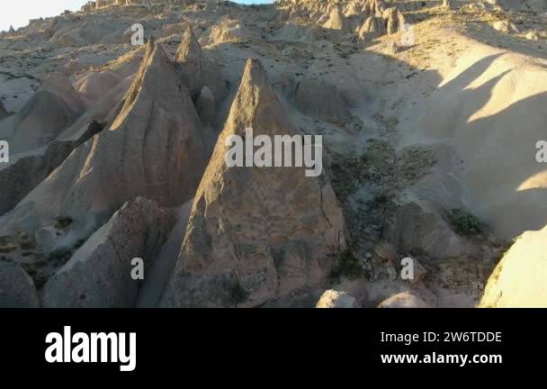 Hoodoos, fairy chimneys and sedimentary volcanic rock formation in ...