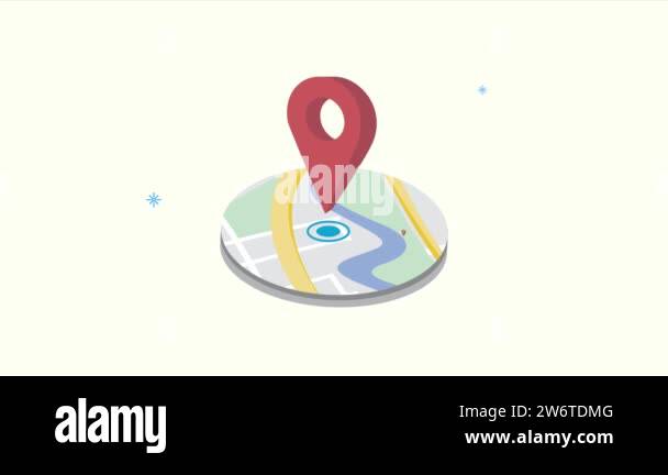 Pin map gps location Stock Videos & Footage - HD and 4K Video Clips - Alamy
