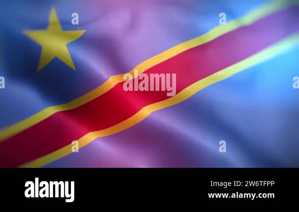 International flag of Democratic Republic of congo. Democratic Republic ...