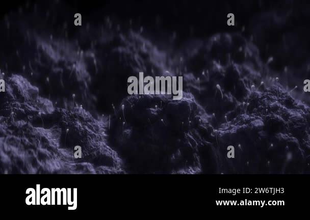 Mycelium growing into a neural network resembling massive link ...