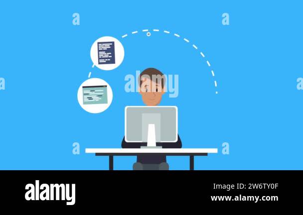 Man programming Stock Videos & Footage - HD and 4K Video Clips - Alamy