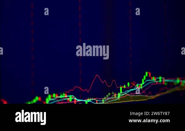 Financial stock chart background, online trading concept: stock market ...