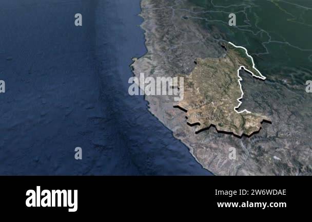 Regions of Peru - Geographic Maps Stock Video Footage - Alamy
