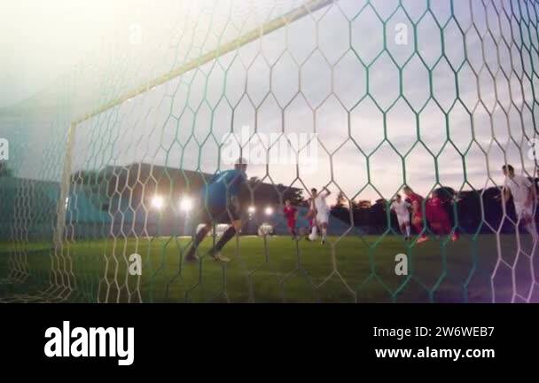 Footballer behind net Stock Videos & Footage - HD and 4K Video Clips ...