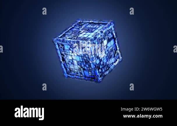 4K Abstract geometric shapes loop animation. Modern background, seamless motion design ...