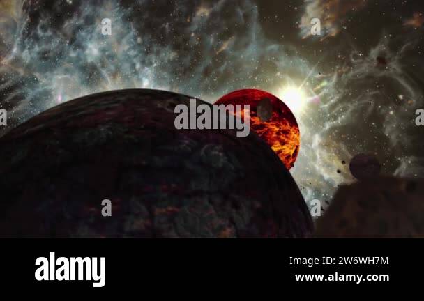 fiction abstract alien planet, Outer space planets. Alien planet artist ...