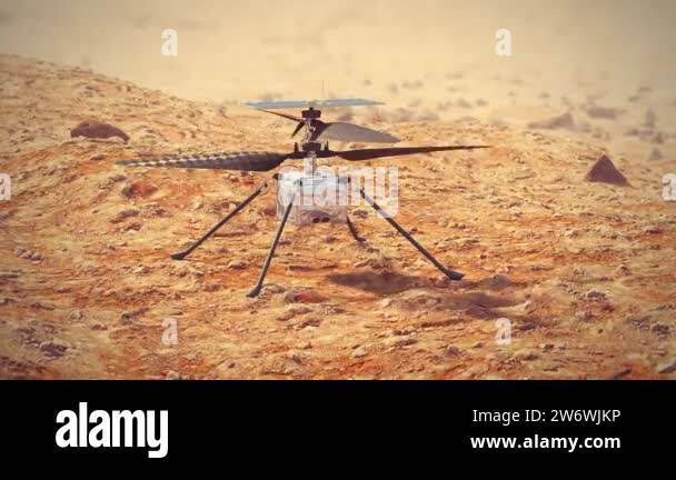 Ingenuity helicopter prepares for the first takeoff from the surface of ...