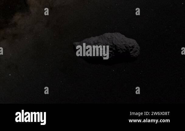 Meteor hurling through the infinite space of the galaxy as a potential ...