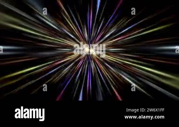 Beautiful Light Ray Star Rotation Abstract Background Concept 4k 3d Seamless Loop Rotating