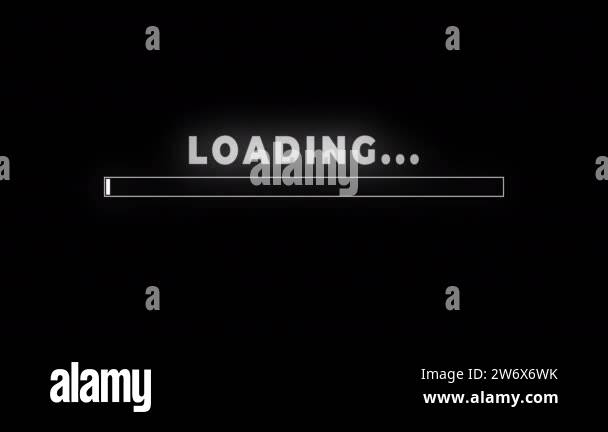 Loading progress bar downloading barloading screen pixelated progress animation. Status bar ...