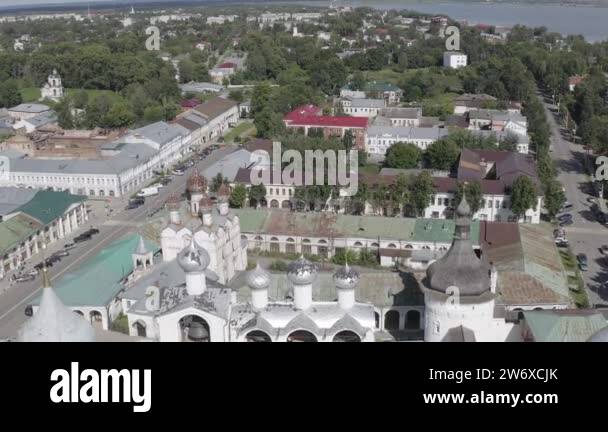 Rostov, Russia. Rostov Kremlin. Cathedral of the Assumption of the ...