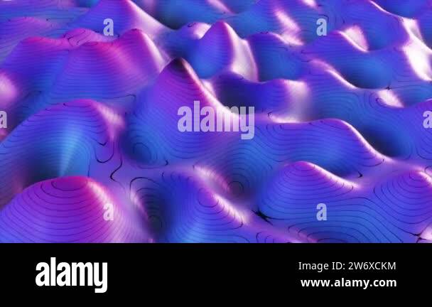 Abstract background of topographic map concept. Contour map stripes ...