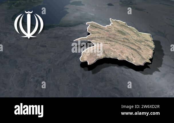 Provinces of Iran animation map Stock Video Footage - Alamy