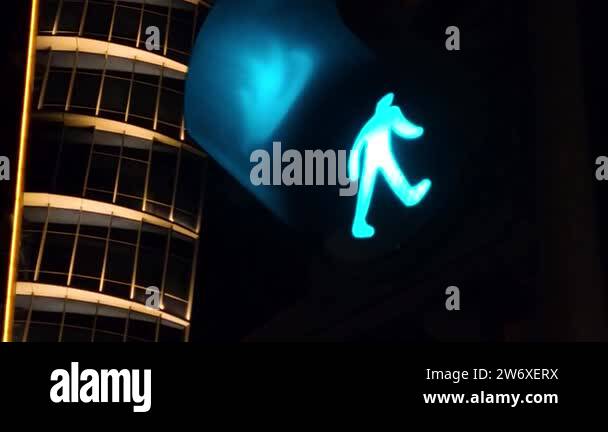 Pedestrian walk sign Stock Videos & Footage - HD and 4K Video Clips - Alamy