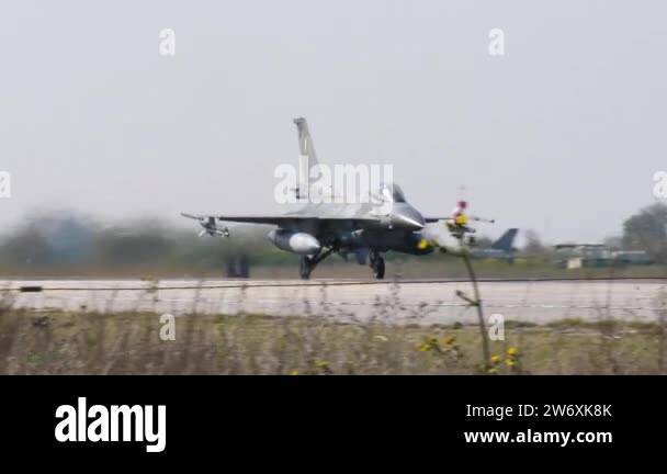 Full afterburner power take off of a single jet engine military ...
