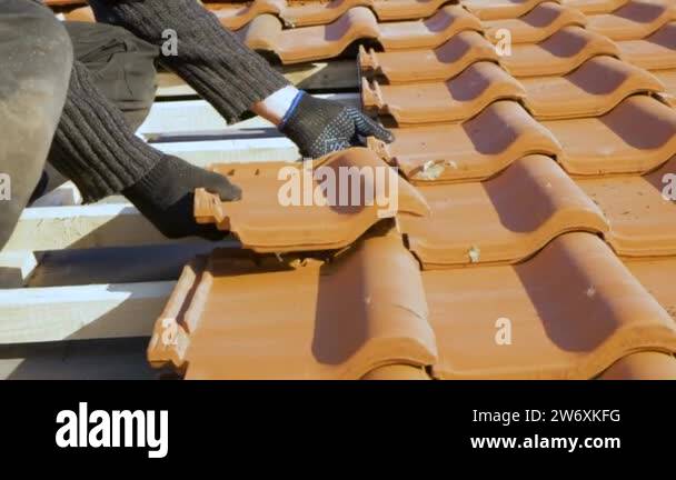 Tiler installing roof Stock Videos & Footage - HD and 4K Video Clips ...