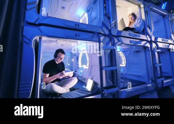 Capsule hotel rooms Stock Videos & Footage - HD and 4K Video Clips - Alamy