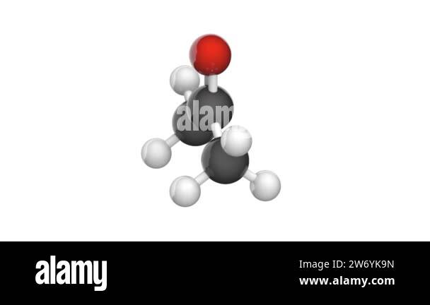 Structural chemical formula and molecular structure of acetone. Formula ...