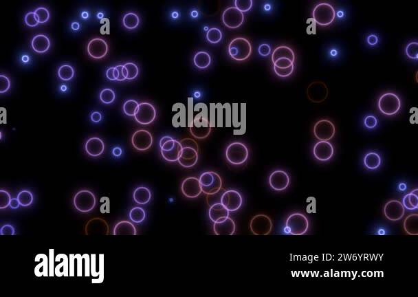 Neon violet blue Bright Circles Motion Background Animation ...