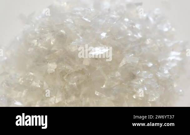 Thin plastic flakes recycling, recyclable materials, production and ...