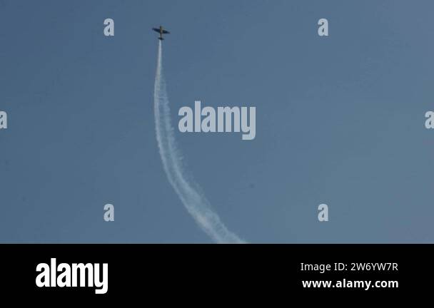 Kiev Ukraine July 2021 Overhead flying aircraft. Aircraft in formation ...