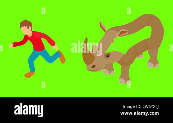 Rhino attack Stock Videos & Footage - HD and 4K Video Clips - Alamy