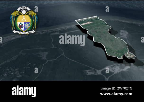 Districts of Nauru animation map Stock Video Footage - Alamy