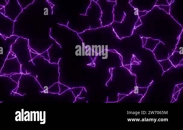 Electrical arcs neon lightning retro future vr voltage glow vector tron ...