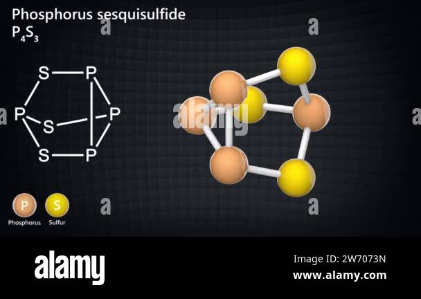 Phosphorus sesquisulfide is the inorganic compound with the formula ...