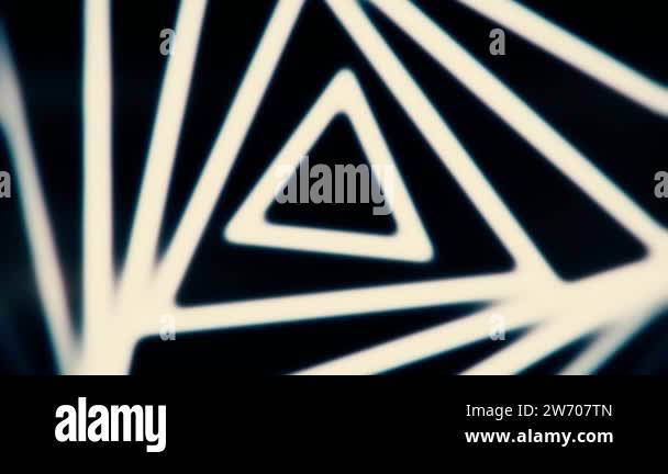 Optical illusion of black and white triangles getting bigger, seamless ...