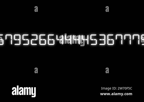 Numbers Random Background Animation Motion Graphics Stock Video Footage ...