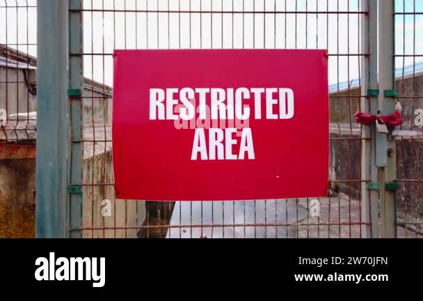 Signage on fence Stock Videos & Footage - HD and 4K Video Clips - Alamy