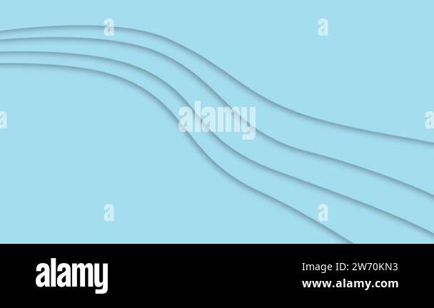 Minimalistic abstract blue background. Elegant curved lines with subtle ...