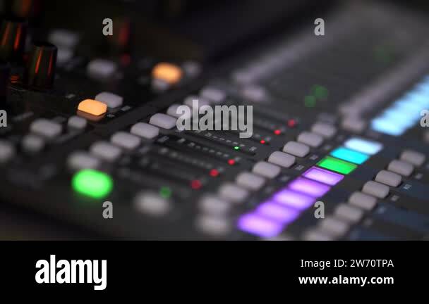 Music equipment for sound mixer control, electornic device. Audio mixer ...