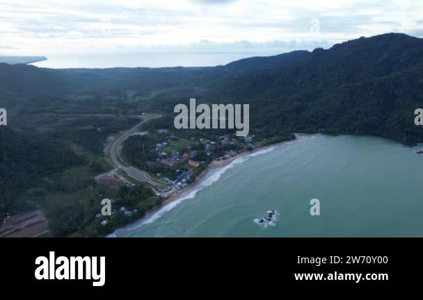 The Telok Teluk Melano Coastline and Serabang Beach at the most ...