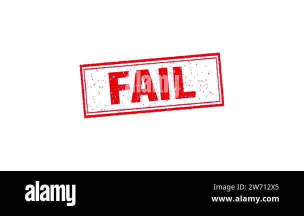 Failure sticker rectangular label Stock Videos & Footage - HD and 4K ...