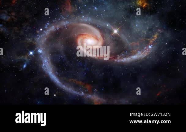 Interstellar space travel universe to the Arp 273 that is 300 million ...