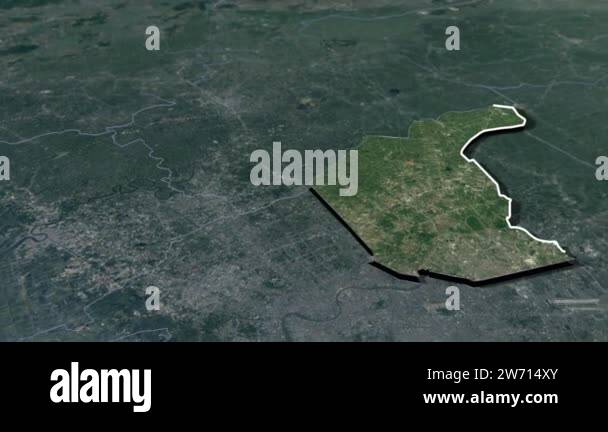 Provinces of Thailand animation map Stock Video Footage - Alamy