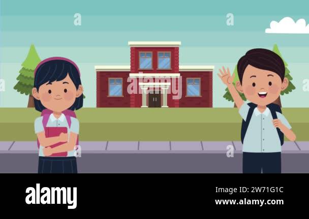 Girls school building Stock Videos & Footage - HD and 4K Video Clips ...