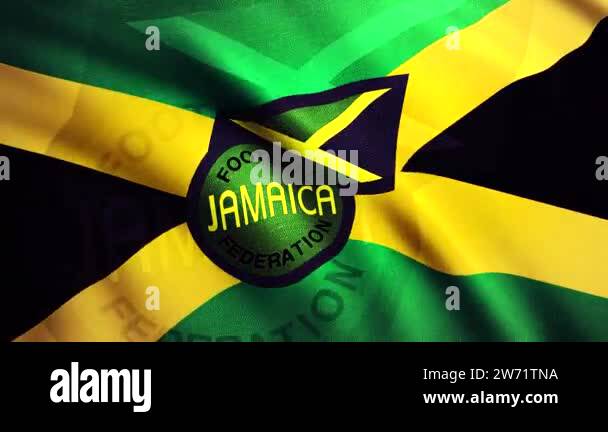 3d animation of flag waving in wind. Motion. Waving flag of football ...