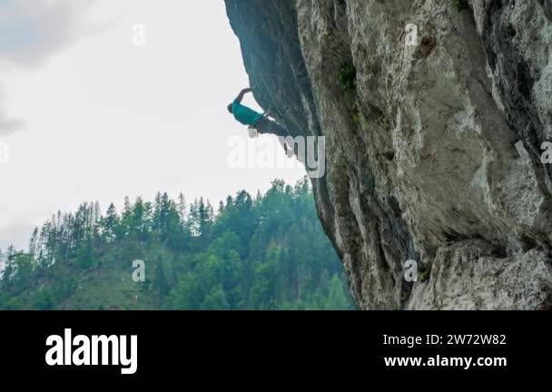 Adult male hanging cliff Stock Videos & Footage - HD and 4K Video Clips ...
