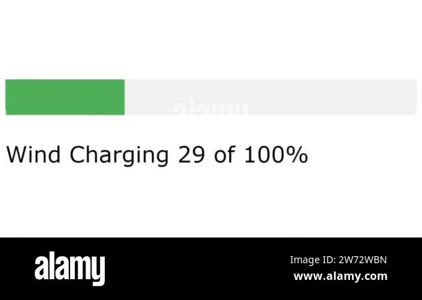 Wind Charging Battery Station Graphic. Offshore Wind Farm Power Charge ...
